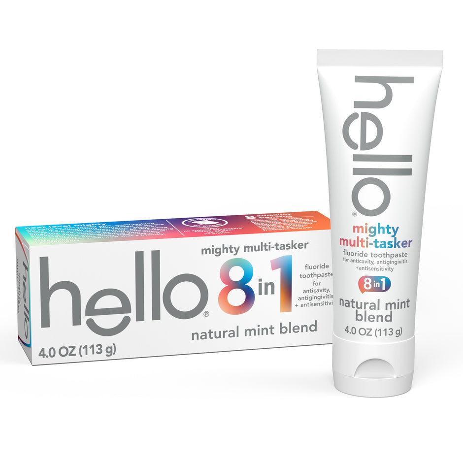 Naturally Whitening Anticavity Fluoride Toothpaste | hello products